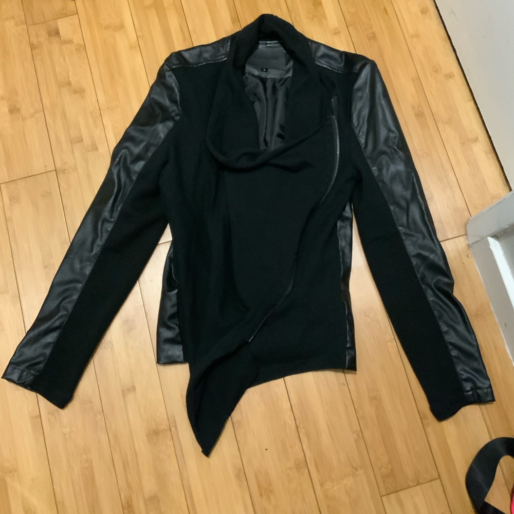 Lg Pleather Jacket - Gem